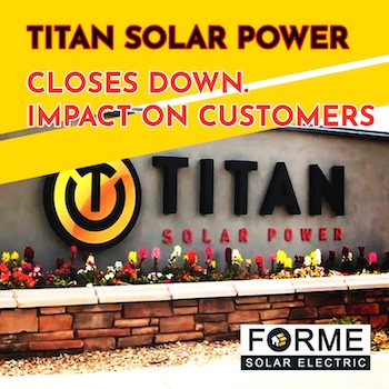Titan Solar Power Has Closed Down - What Now?